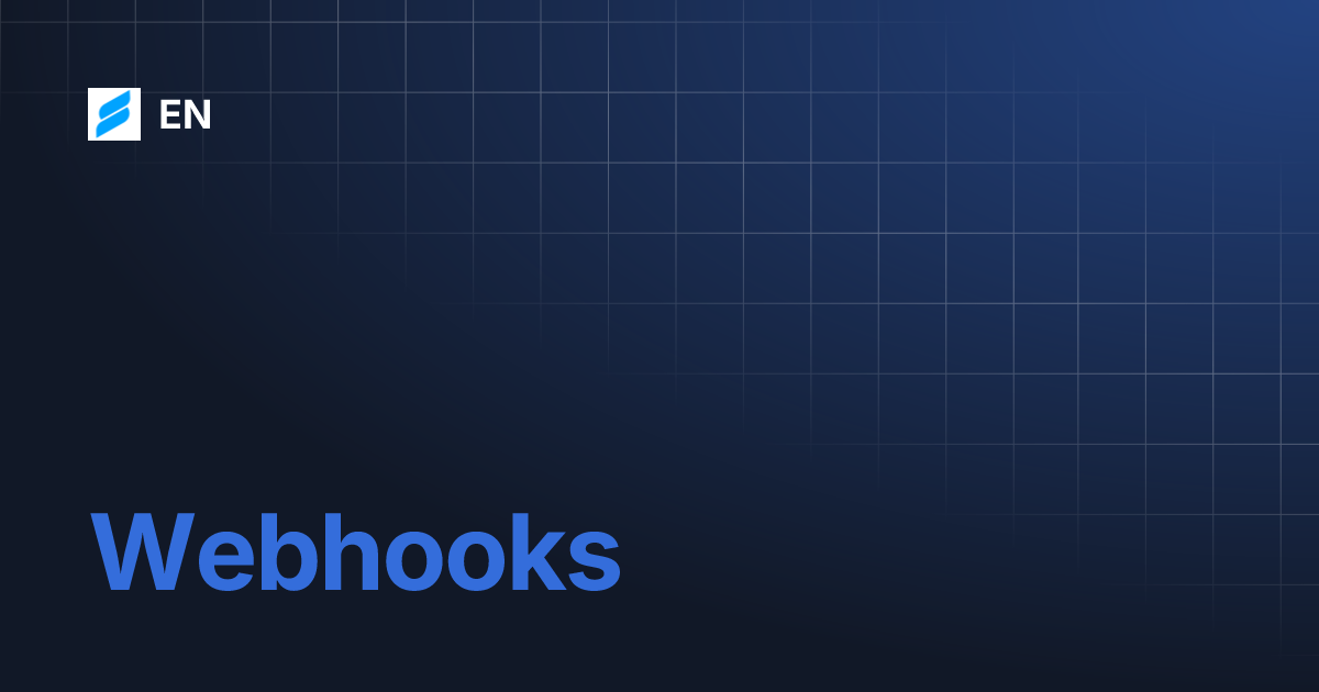 Webhooks | EN